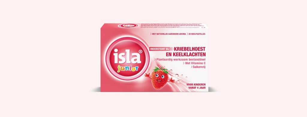 isla junior | bij verkoudheidsklachten vanaf 4 jaar | isla pastilles