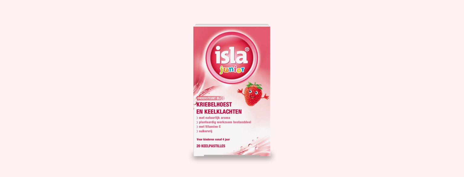 isla junior | bij verkoudheidsklachten vanaf 4 jaar | isla pastilles