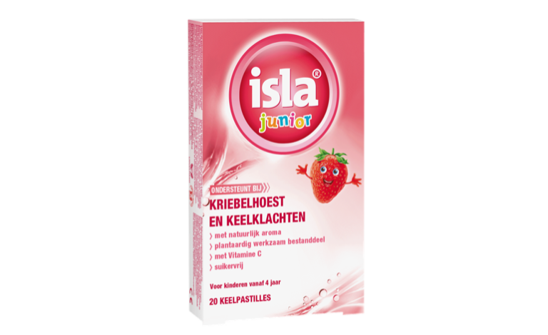 isla junior | bij verkoudheidsklachten vanaf 4 jaar | isla pastilles